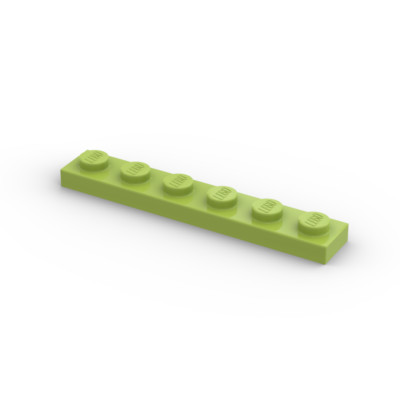 Lego 10x Platte 1x6 plate 3666 limette lime | eBay
