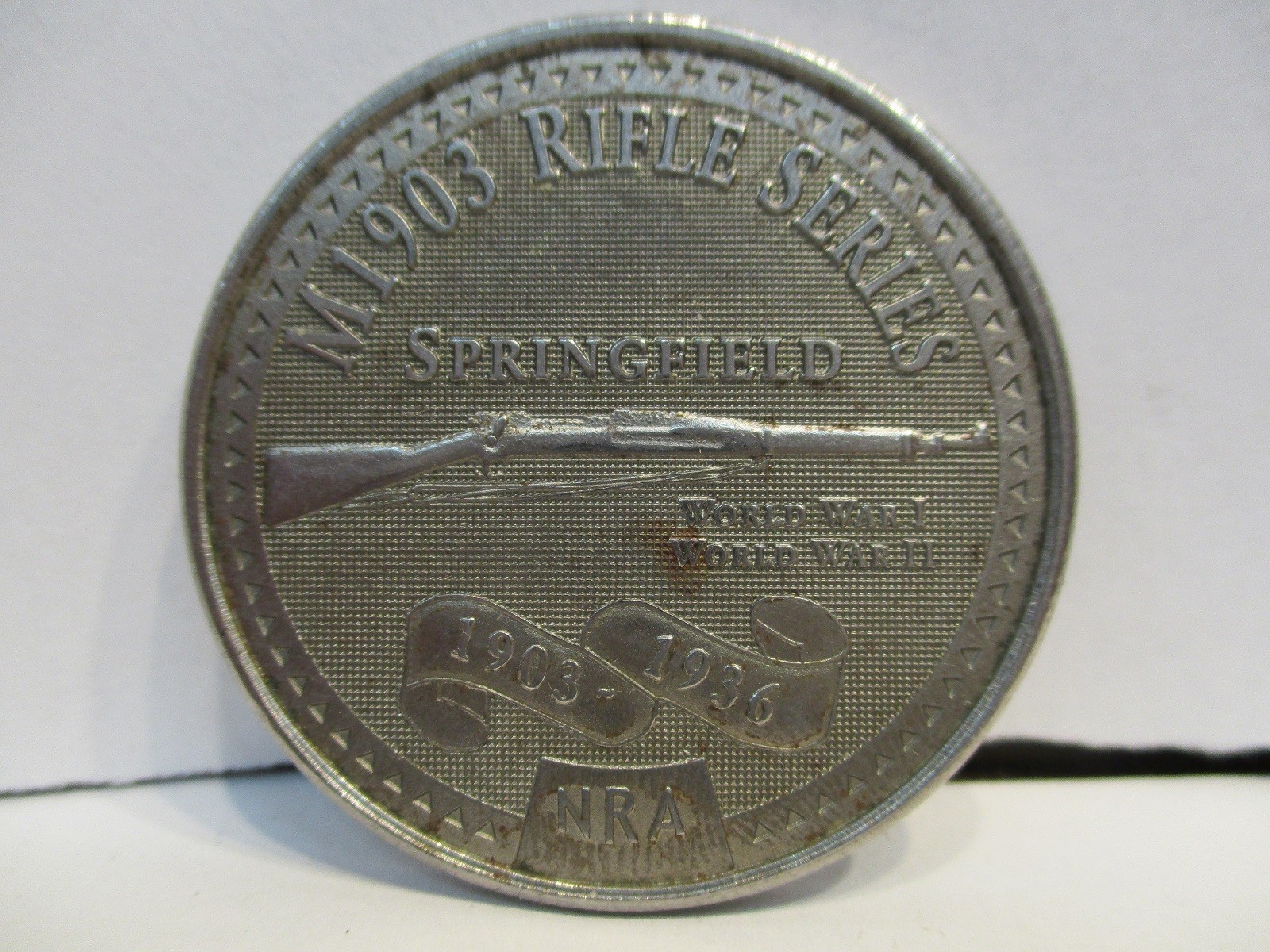 National Rifle Association NRA Medal M1903 Rifle Series Springfield ...