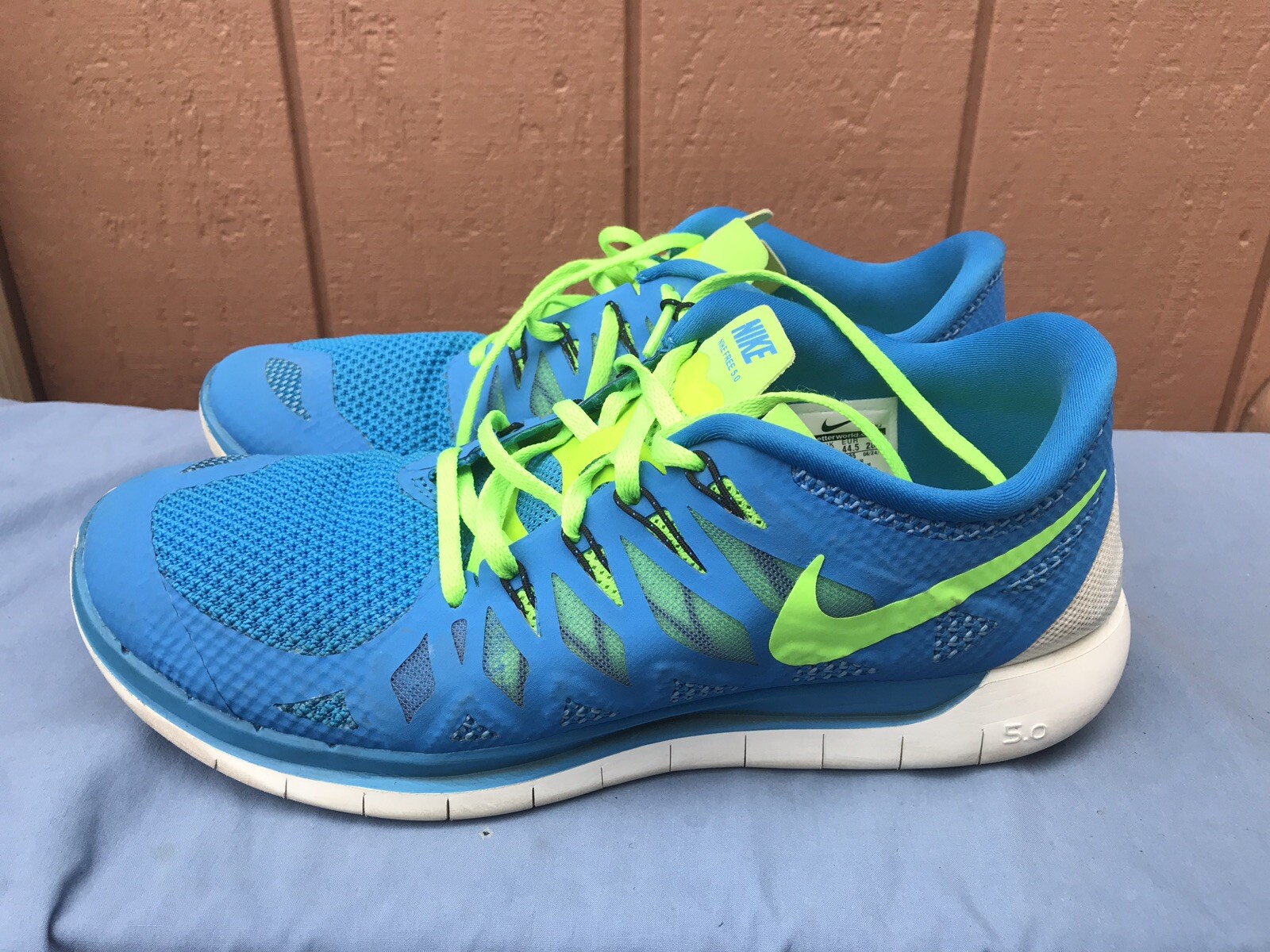 EUC Nike Mens Free Run 5.0 Men US 10.5 Hyper Cobalt 642198-405 Running ...