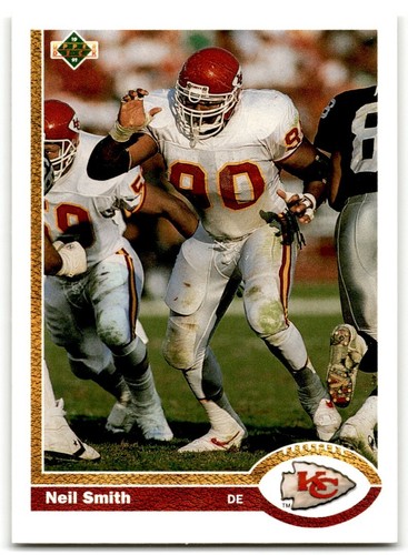 1991 Upper Deck Neil Smith Kansas City Chiefs #163 | eBay