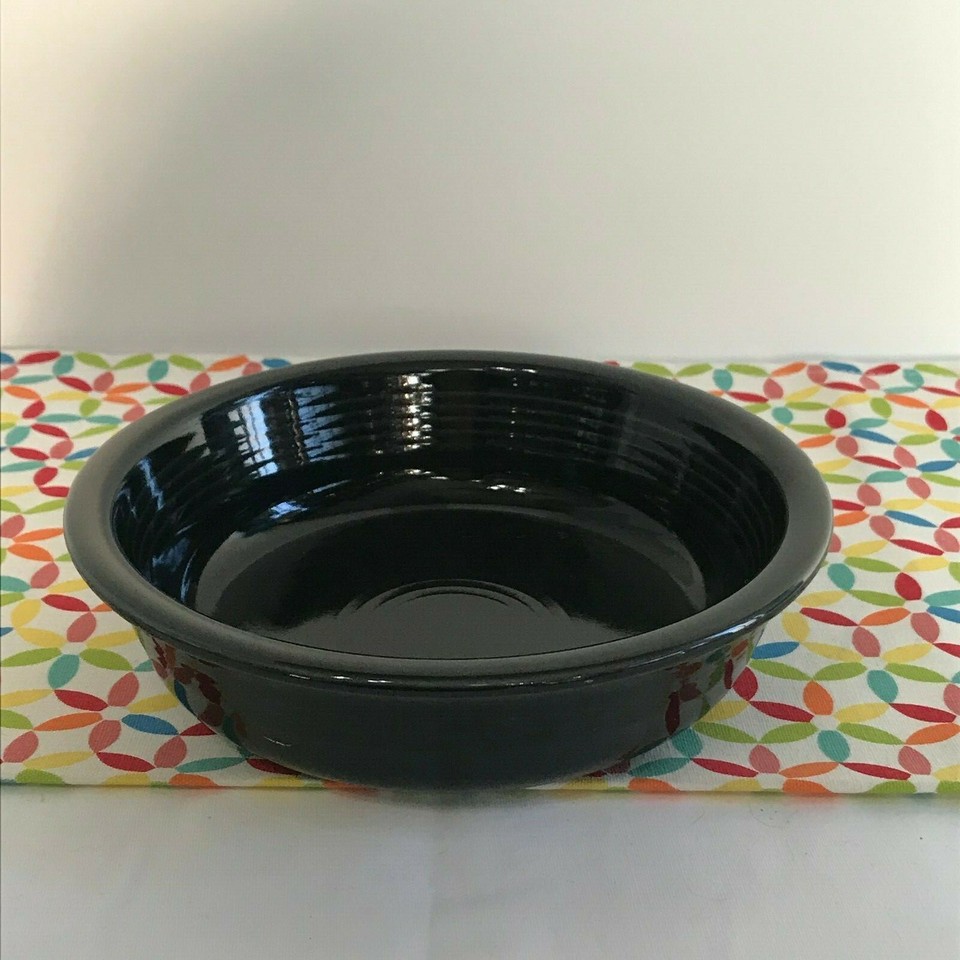 Fiestaware Black Medium Bowl Fiesta Retired 19 oz Cereal Bowl | eBay