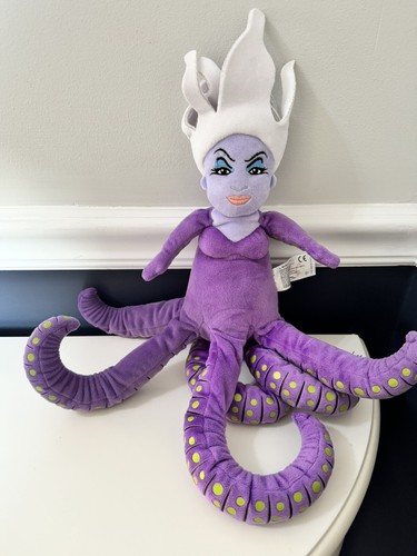 Disney Ursula Octopus 14” Plush Doll Disney Purple Little Mermaid The ...