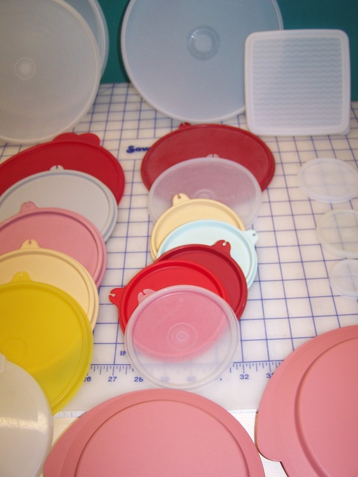 Tupperware Replacement Lids Seals Covers Assorted Color Sizes YOUR ...