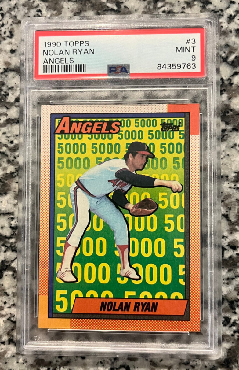 1990 Topps Nolan Ryan ANGELS -- MINT PSA 9 #3 | eBay
