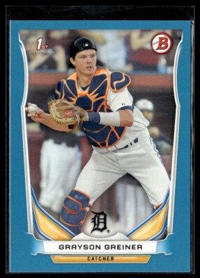 2014 BOWMAN SKY BLUE /399 1ST PROSPECT GRAYSON GREINER ASTROS | eBay