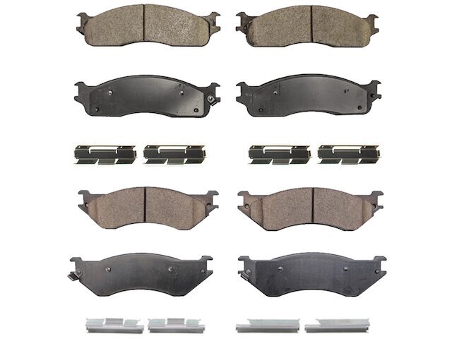 Brake Pad Set For 03-08 Dodge Ram 2500 1500 3500 Laramie SLT SXT ST ...