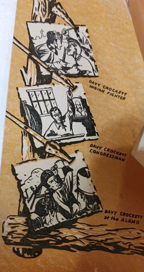 Vtg 50s-60s Davy Crocket Toy Outfit On Card. Horn, Belt, Compass See ...