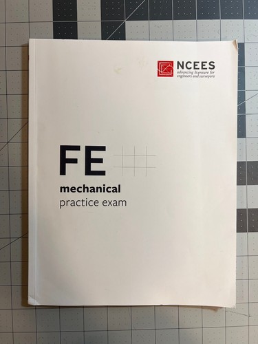 FE Mechanical Exam + FE Reference Handbook | eBay