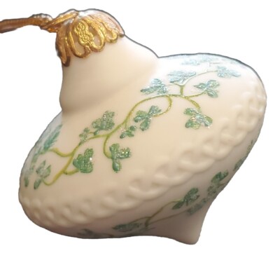 Rhyn Rivet- Pastel Floral- Porcelain Christmas Ornament- Small Drop 2. ...