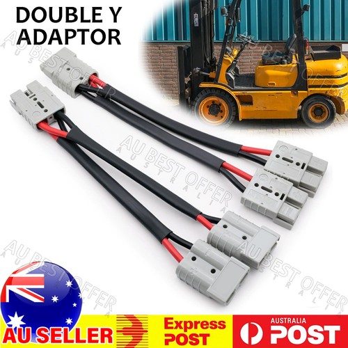 50 Amp Genuine Anderson Plug Connector Double Y Adapter 6mm Automotive ...