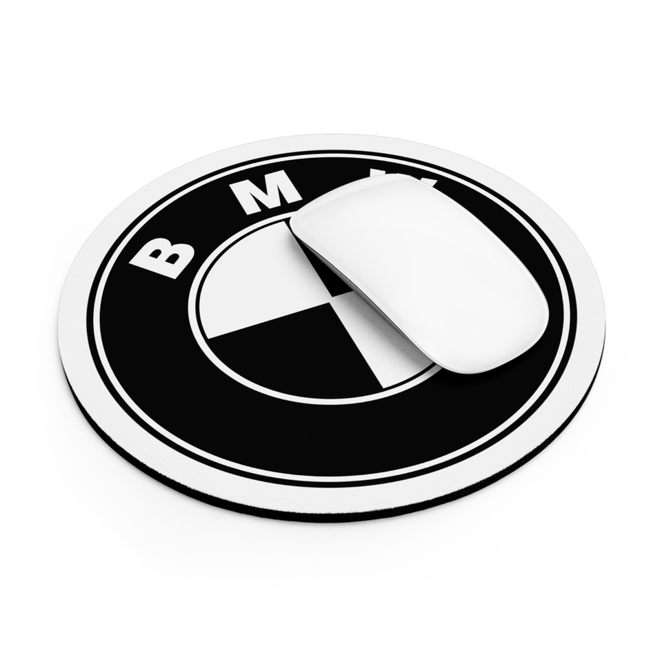 BMW Logo Mousepad - 7.5 inch circle mousepad - BMW German Car Fan | eBay UK