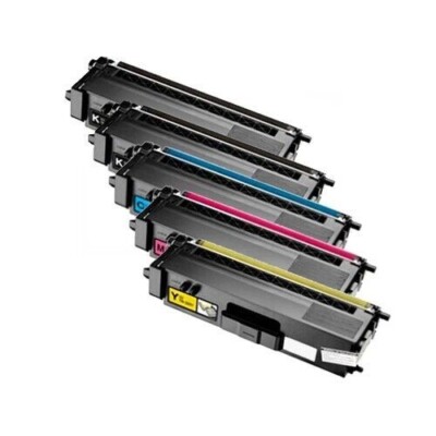 Pack de 4 toner COMPATIBLE BROTHER TN-325 + 1 NOIR pour imprimante DCP ...
