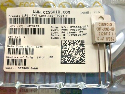 1 Stück CHT-LDNS-150-TO254-T CHT-LDNS Series 15V Regulator Cissoid | eBay