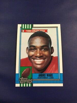 1990 Topps # 349 ANDRE WARE ROOKIE RC Detroit Lions Set Break Mint ! | eBay