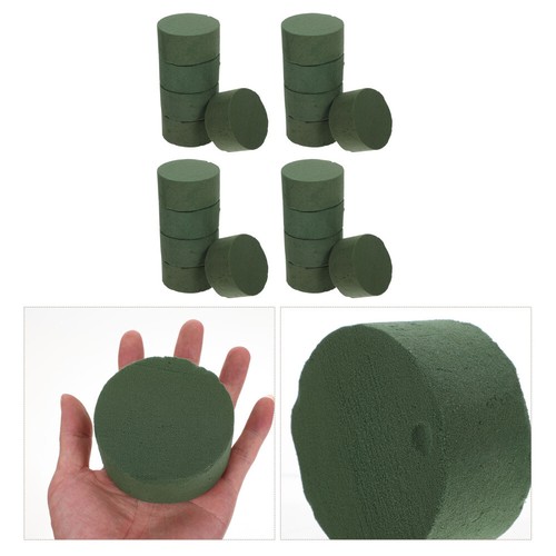 20Pcs Round Floral Accessories Flower Bases DIY Flower Arrangement Mud ...