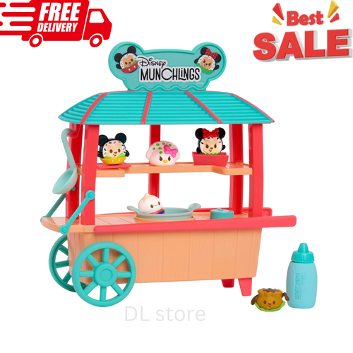 Disney Munchlings Dumpling Cart 11-Pieces Color Change Figure Playset ...