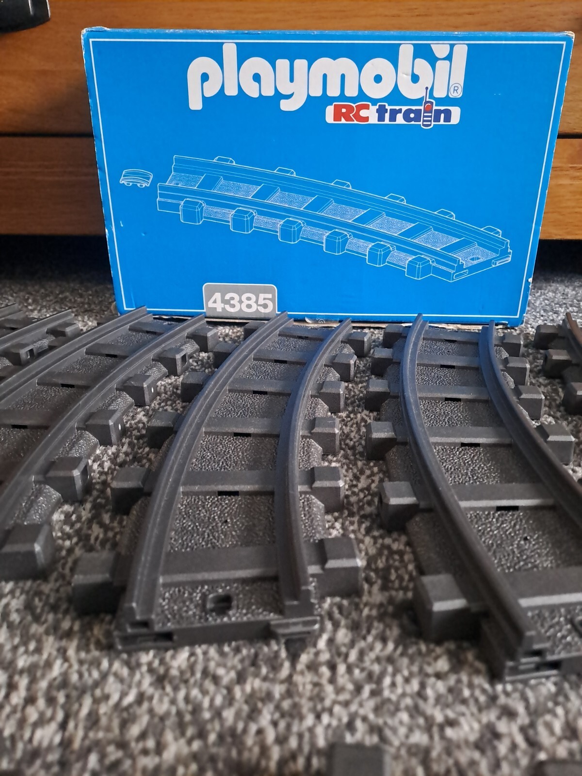 Bumper Bundle Vintage Playmobil RC Train Track curves straights turn ...