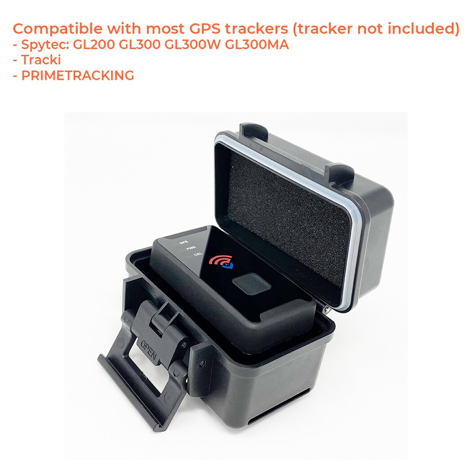 Magnetic Hide A Key Fob Waterproof Magnet Stash Box Under Vehicle GPS ...