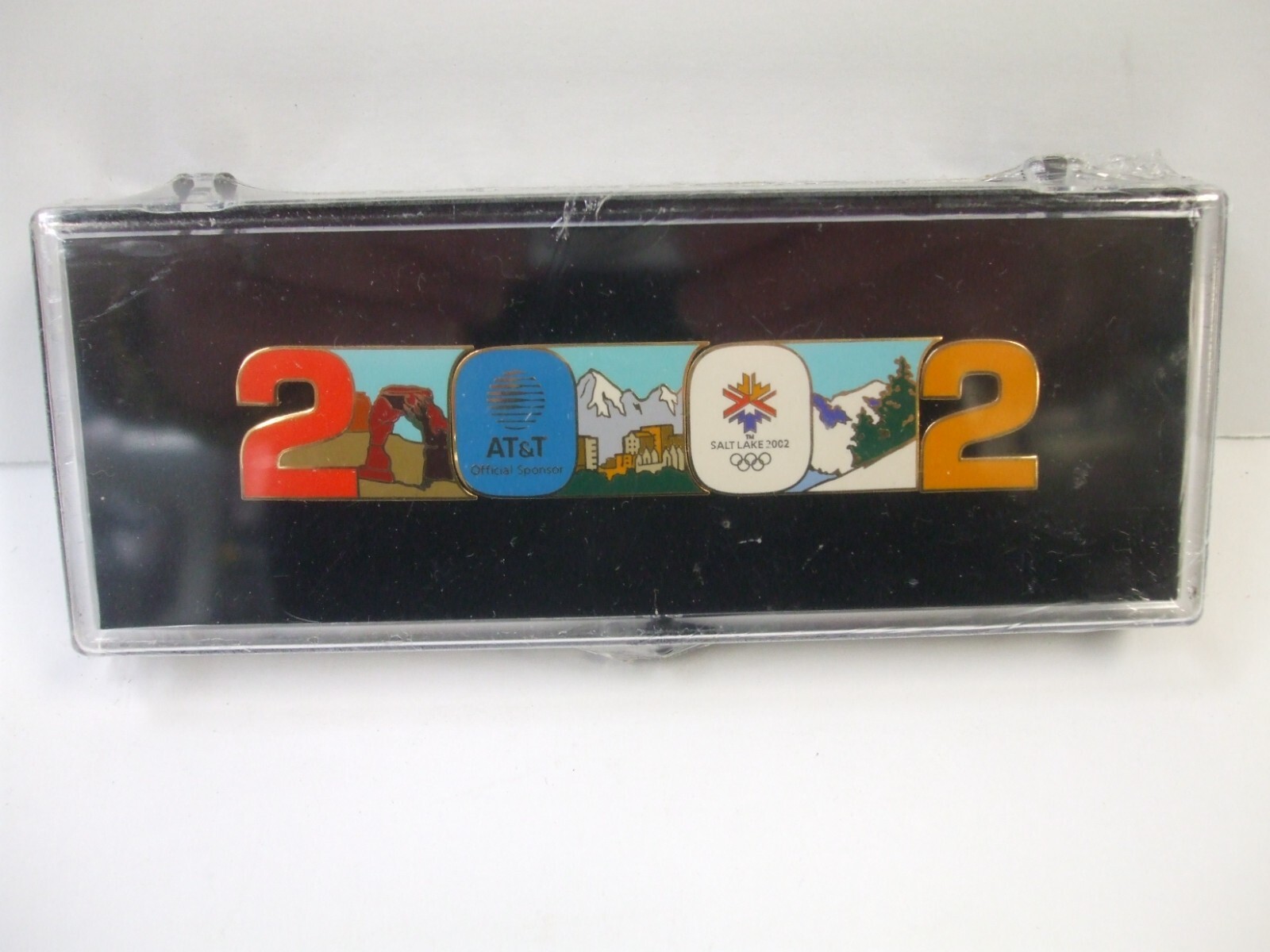 Salt Lake City 2002 Olympics AT&T Puzzle Pin Set Sealed in Original ...