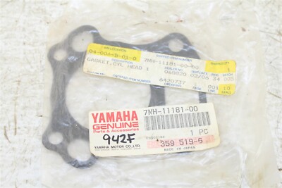 NOS Genuine Yamaha Generator Cylinder Head #1 Gasket NEW OEM 7NH-11181 ...