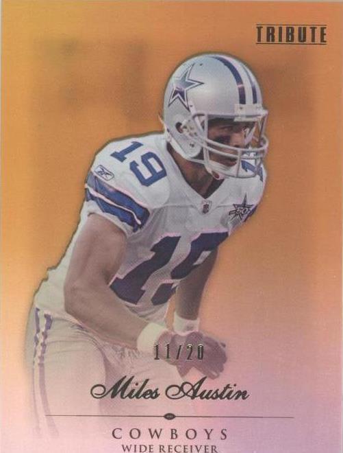 2010 Topps Tribute - Miles Austin #29 Gold Rainbow /20 for sale online ...