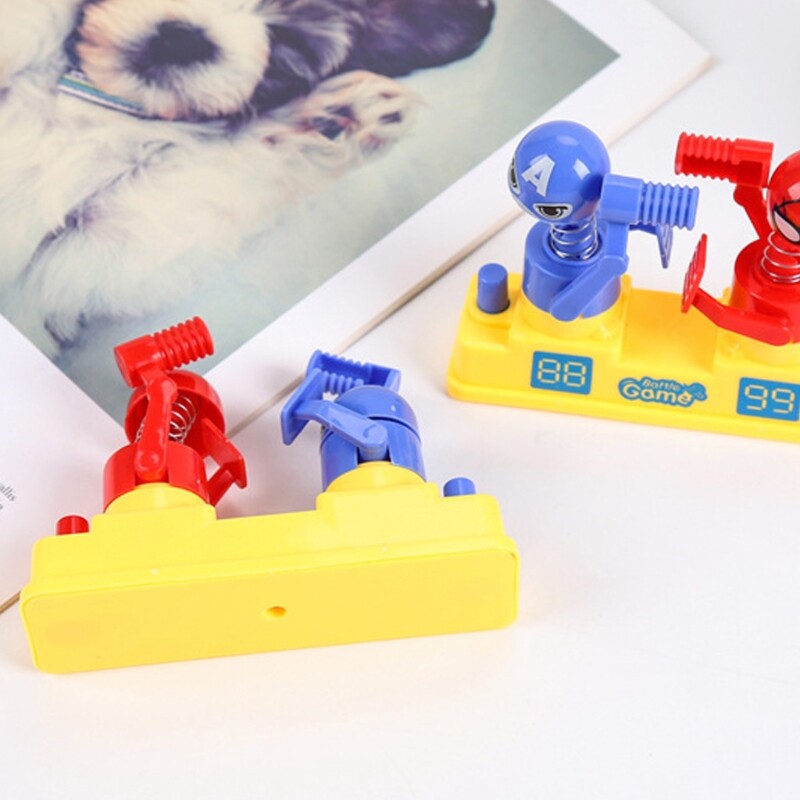 Plastic Kids Double Battle Board Game Toy Hand Press Beating for Head ...