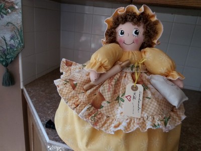 ~~~TOASTER COVER DOLL~~ fits a 2 slice toaster~~HANDMADE For YOU~~~ | eBay