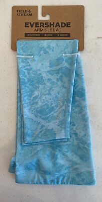 New Blue Field & Stream Evershade Arm Sleeves Fishing Outdoor | eBay