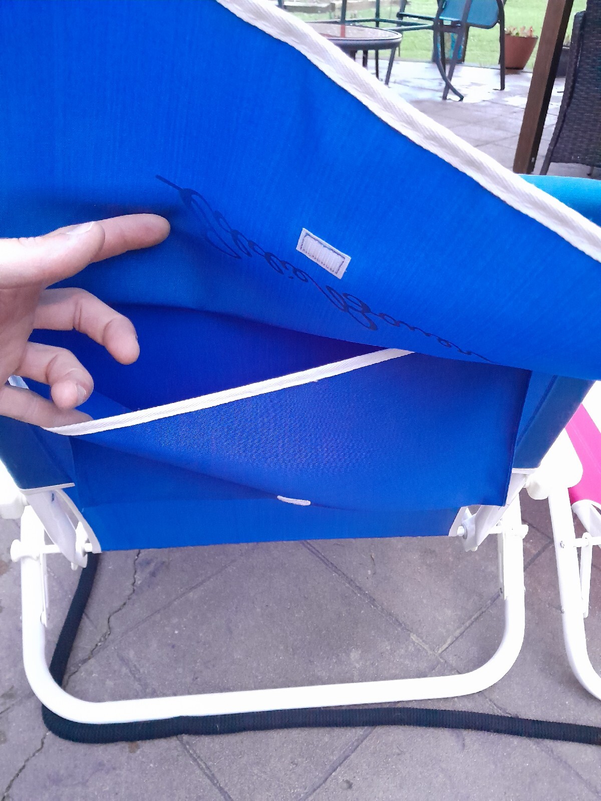 2 Beautiful Vintage Eddie Bauer Backpack Beach Chair Folding Portable ...