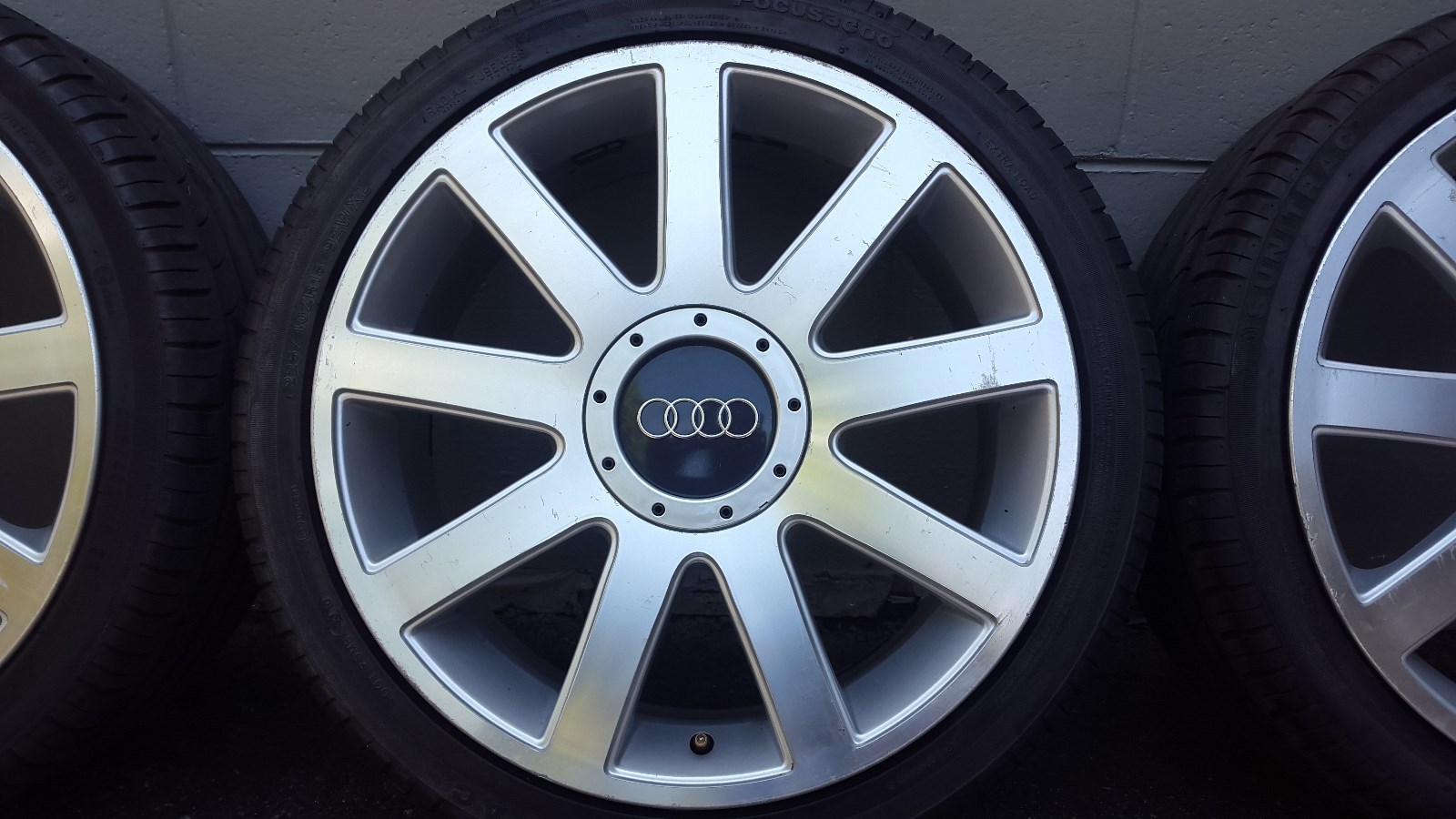 AUDI 18" INCH ALLOY WHEELS & TYRES A4 B5 B6 A6 A8 VW RS4 225/40/18 RIMS ...