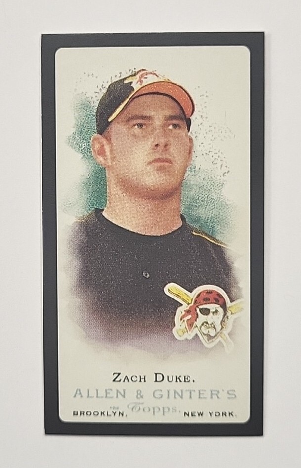 2006 Topps Allen & Ginter's - Zach Duke #170 Mini Black Border for sale ...