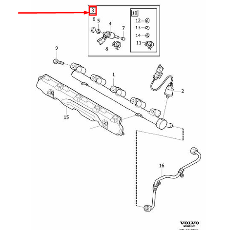 VOLVO V60 Fuel Injector 31480972 NEW GENUINE | eBay