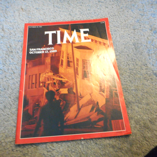 TIME MAGAZINE - SAN FRANCISCO EARTHQUAKE - OCTOBER 30, 1989 | eBay