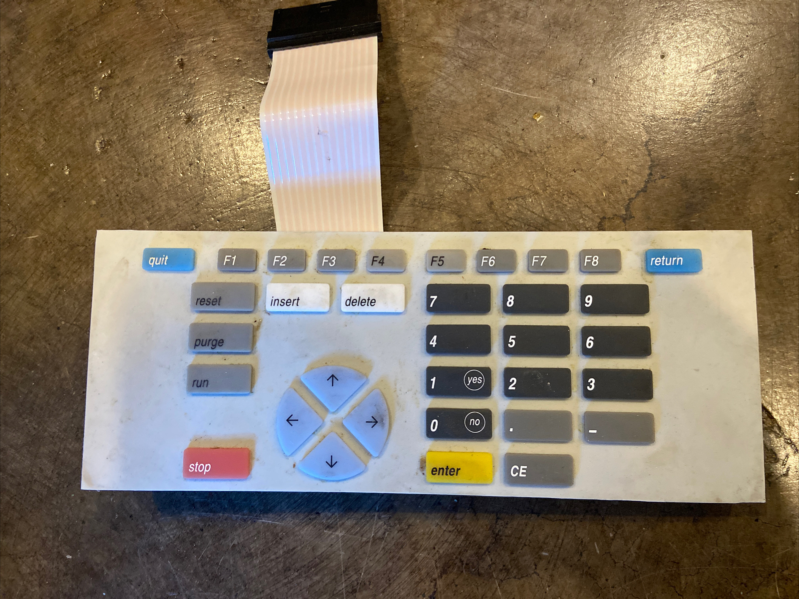 CSI Keyboard P/N N291-1018 w/ ribbon cable | eBay