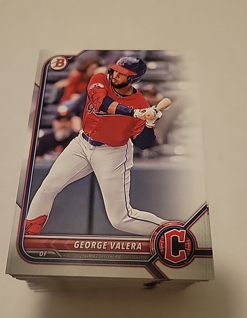 George Valera 50 Count 2022 Bowman Draft Baseball Card Lot | eBay