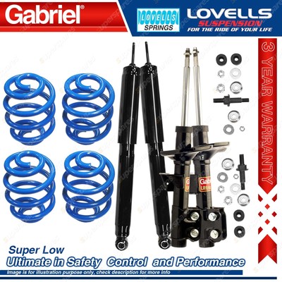 F + R Super Low Gabriel Ultra Shocks Coil Spring for Commodore VR VS V8 ...