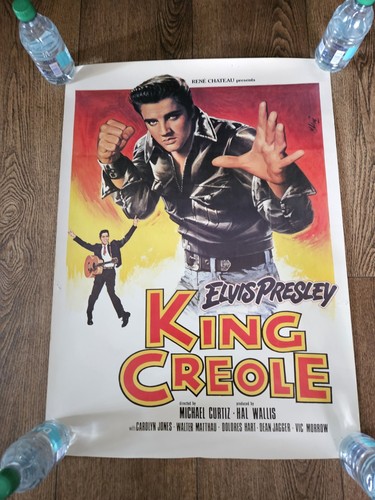 King Creole Movie Poster Elvis Presley 20 X 27 1/2 1958 | eBay