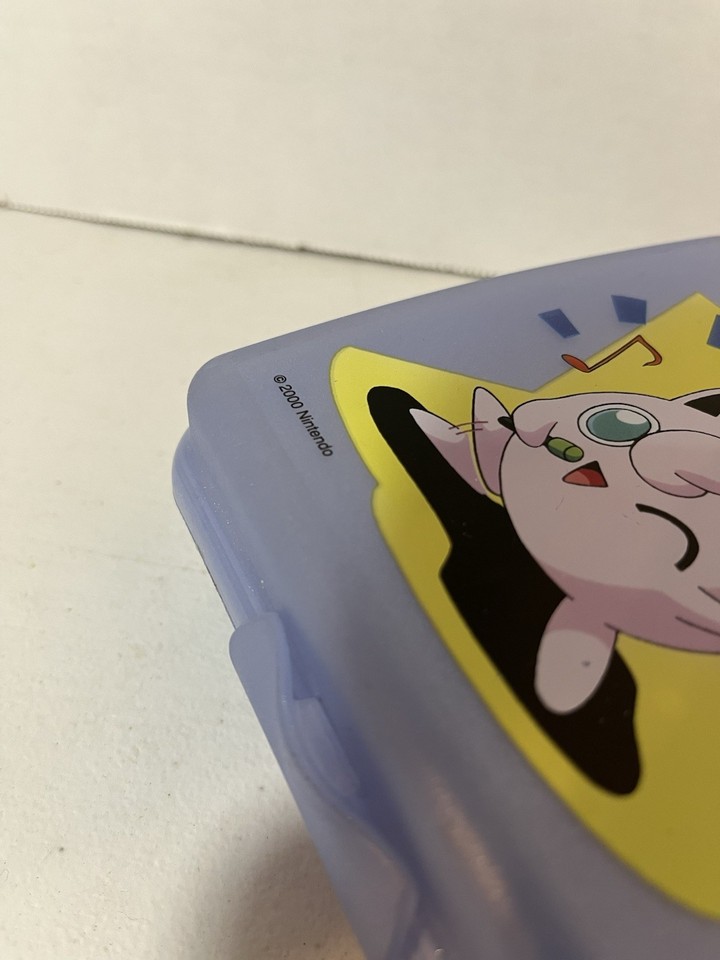 Pokemon Jigglypuff Lunchbox Tupperware Sandwich Keeper Blue Vintage ...
