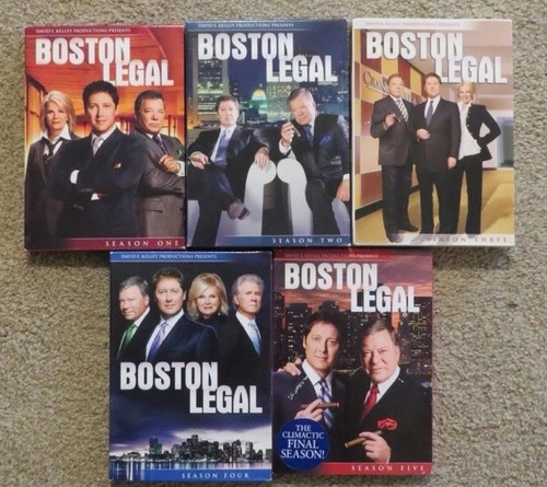 Boston Legal Seasons 1-5 DVD Complete Series Seasons 3 & 4 Factory ...