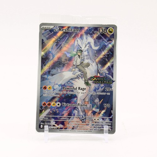 N's Reshiram - 167/159 Journey Together BOX TOPPER Promo SEALED Pokemon ...