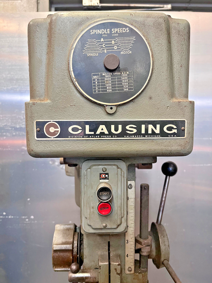 CLAUSING DRILL PRESS 115 VAC 1/2 H.P | eBay