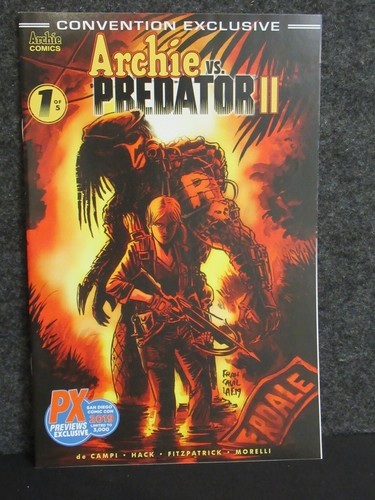 Archie vs Predator II #1 PX 2019 San Diego Comic Con LE 3000 Archie ...