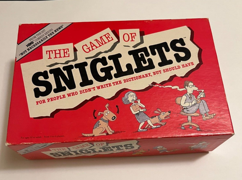 The Game of Sniglets, The Games Gang, 1990 | eBay