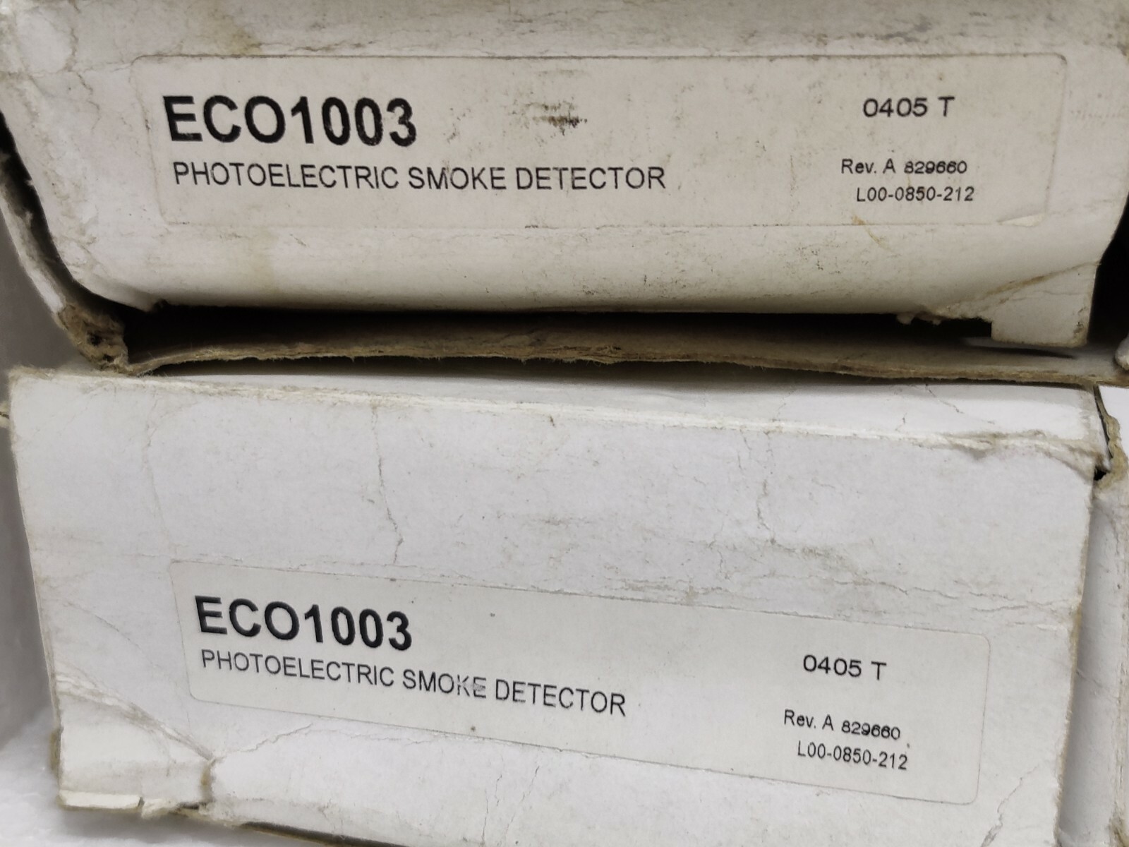 ECO1000 SYSTEM SENSOR PHOTOELECTRIC SMOKE DETECTOR ECO1003 + BASE ...
