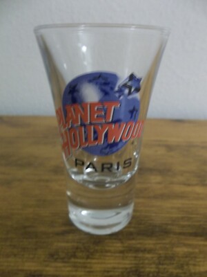 PLANET HOLLYWOOD PARIS SHOT GLASS | eBay