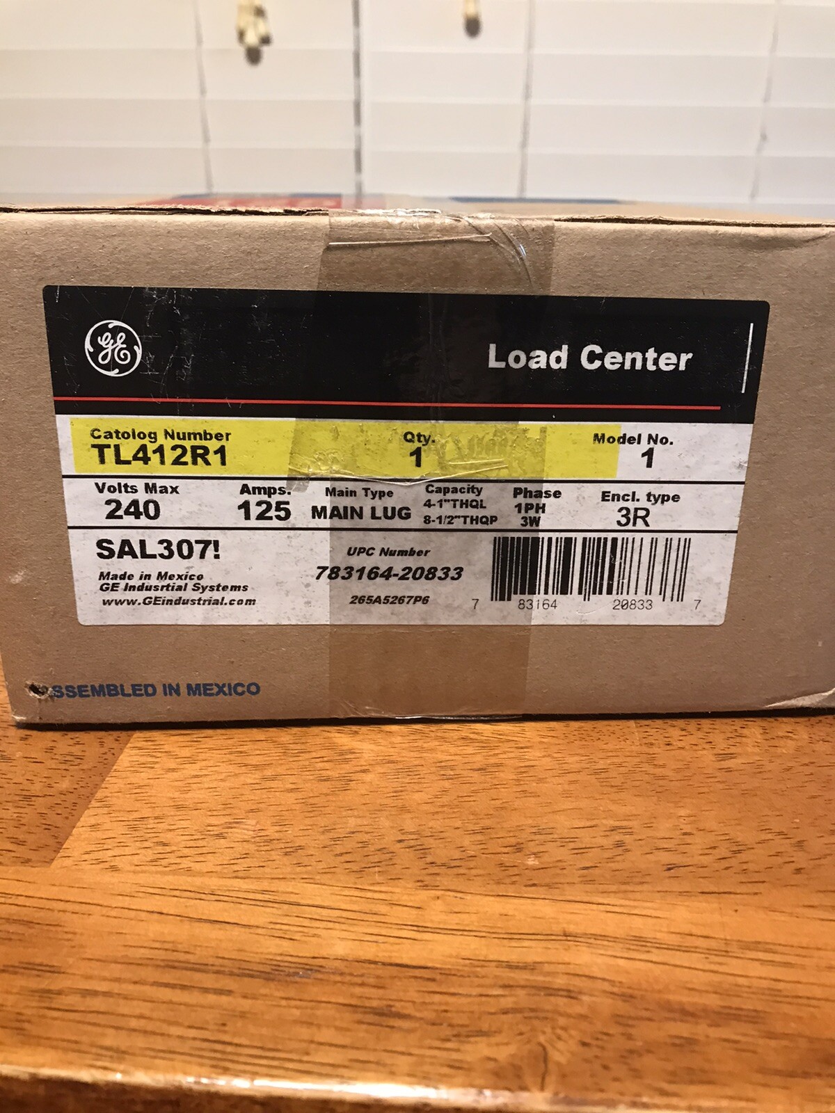 GE Tl412r1p Outdoor Main Lug Load Center 125 Amp for sale online | eBay