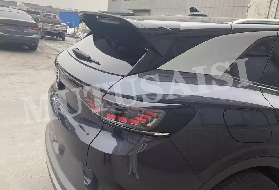 Fit For VW ID.4 ID4 Tailgate Roof Spoiler Rear Window Lid Lip Wing ...