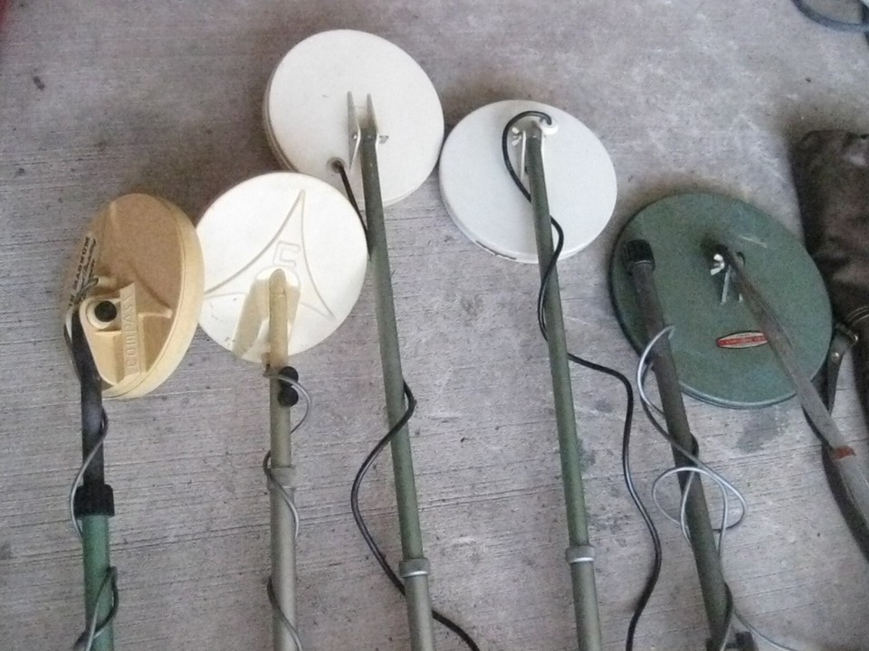 Lot 5 VERY RARE Vintage Metal Detector | eBay