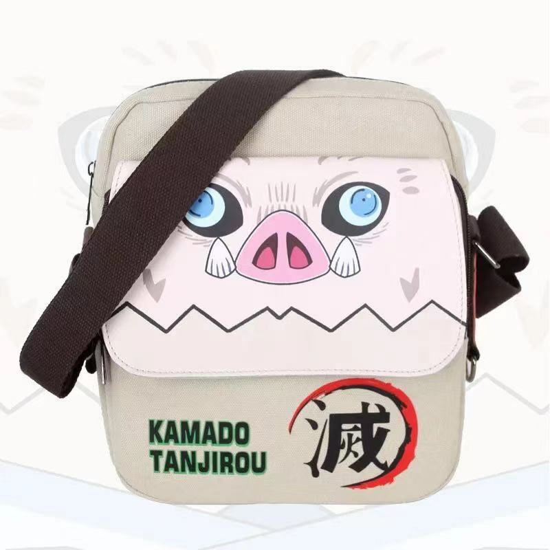 Demon Slayer Hashibira Inosuke Anime Students Backpack Satchel Bag ...