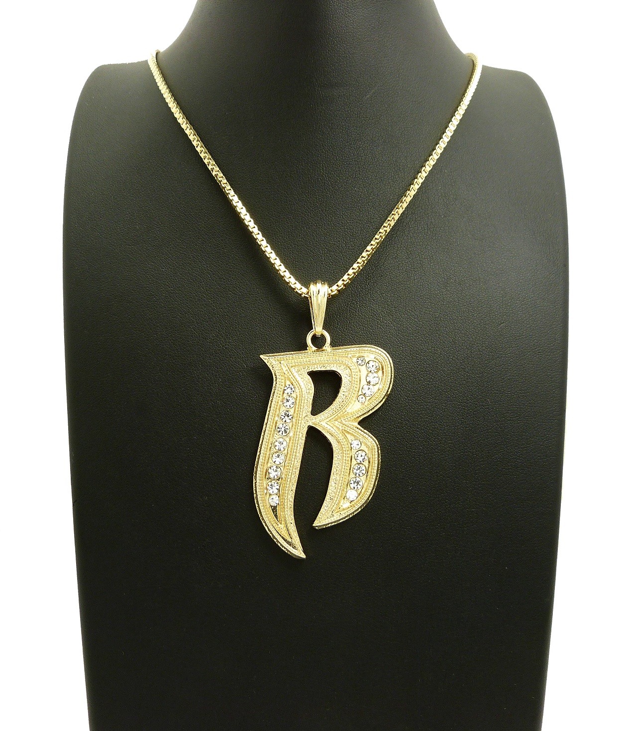 NEW 'R' RUFF RYDERS PENDANT & 24" VARIOUS CHAINS HIP HOP NECKLACES ...